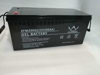 China 6FM200G 12V 200ah Lead Acid AGM Battery M8 Terminal for sale