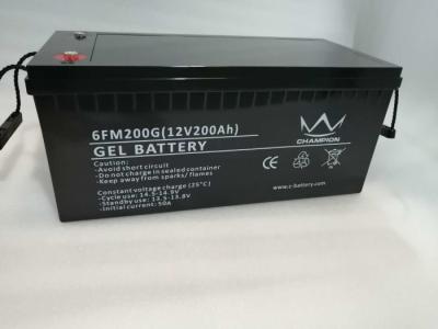 China 6FM200G 12V 200ah Lead Acid AGM Battery M8 Terminal for sale