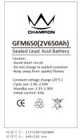 China M8 Terminal GFM650 2V 650ah Sealed Lead Acid Battery for sale
