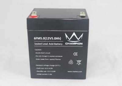 China Black SMF12 volt 5Ah F250 SLA AGM Marine Deep Cycle Battery 6FM5 for sale