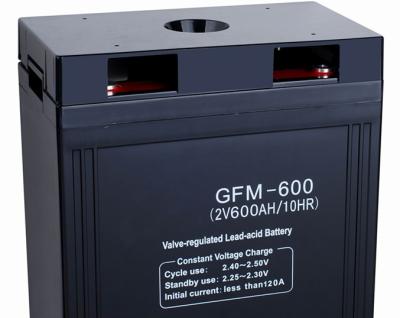 China Advanced 2v 600ah UPS / Solar Lead Acid Battery GFM600 302*175*330mm for sale