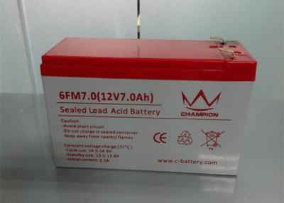China Professional AGM VRLA 6FM7 F250 7ah 12v Rechargeable Sealed Lead Acid Battery for sale