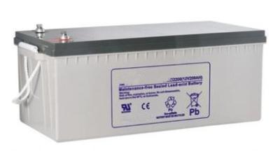 China Electric Bike / Golf Cart 6FM200 AGM Lead Acid Battery 200AH With ISO9001 / ISO14001 for sale