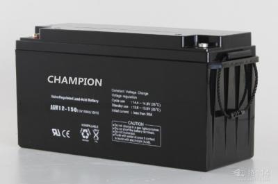China VRLA 12V 150ah UPS / Wind / Solar Lead Acid Battery Deep Cycle 6FM200D for sale