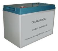 China Wheel Chair / Golf Car Gel Lead Acid Batteries 6 v 100ah Deep Cycle Battery 3FM100 for sale