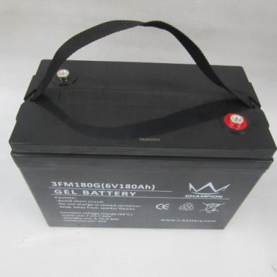 China Off Grid Solar Gel Type Deep Cycle Battery 6v 225ah M8 Terminal Solar Lead Acid Battery for sale