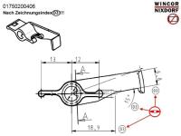 China 1750200406 ATM PARTS WINCOR CINEO C4060 SWITCH-LEVER-VS 01750200406 IN MOUDLE 1750200435 for sale