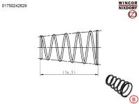 China ATM Machine ATM spare parts 1750242629 wincor cineo c4060 conical spring 01750242629 in moudle 1750193244 for sale