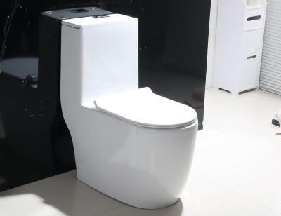 China Dual-Flush Single Piece Toilet with Scratch Resistant Glaze for sale