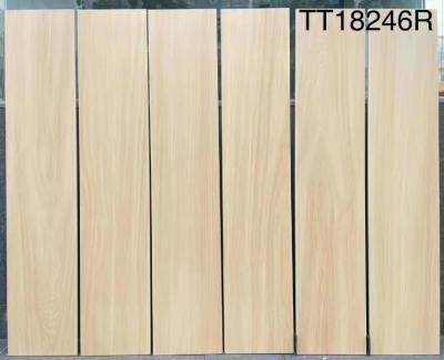 China Soft Glazed Wooden Porcelain Tiles 200x1000mm Indoor Outdoor for sale