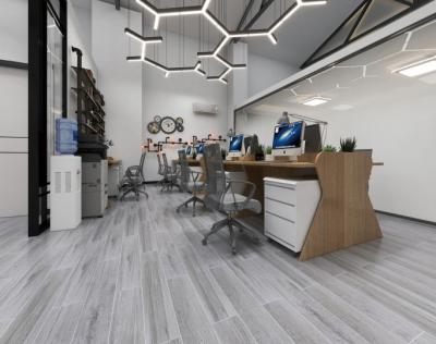 China 150x900mm Wooden Porcelain Tiles Brown Silvery Strip for Floor Wall for sale