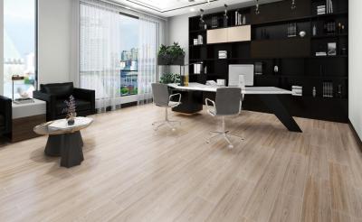 China Wooden Porcelain Tiles 20x100cm Beige Scratch-Resistant Indoor Outdoor for sale