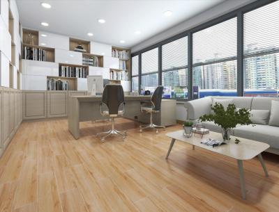 China 150x900mm Matt Wooden Porcelain Tiles in Khaki Brown Tan for sale