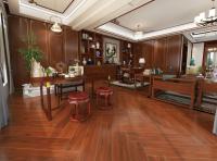 China Antibacterial Wood Porcelain Tile 20x100cm Brown Tan Matt Soft Glazed for sale