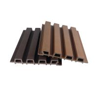 China WPC Cladding Panel 28x217mm Waterproof Indoor Outdoor Floor Wall for sale