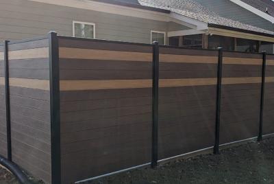 China WPC Exterior Wall Fence Panel 24x170mm Termite-Resistant for sale