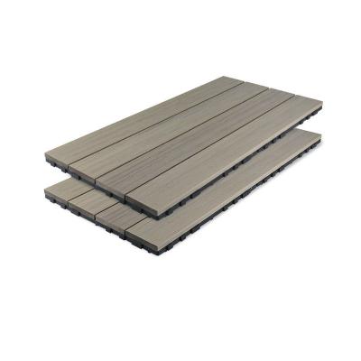 China WPC Decking Boards 71x11mm Waterproof Termite-Resistant Flooring for sale