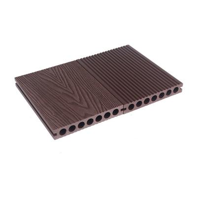 China 145x22mm WPC Decking Board Outdoor Indoor Wood Plastic Composite Flooring for sale