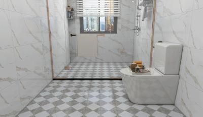 China 400x400mm Gray Ceramic Rustic Tile Matt Glazed Non-Slip for sale