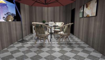 China Matt Glazed Ceramic Rustic Tile Gray 40x40cm Indoor Wall Floor for sale
