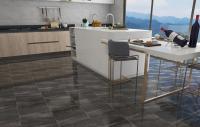 China Dark Gray 400x400mm Glazed Ceramic Rustic Tile for Indoor Floor Wall for sale