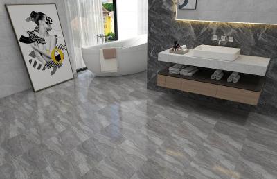 China 400x400mm Gray Matt Glazed Ceramic Rustic Floor Tile for sale