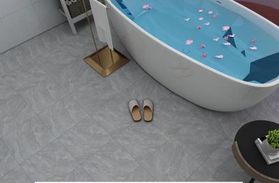 China Gray Ceramic Rustic Tile 40x40cm Matt Glazed Indoor Floor Wall for sale
