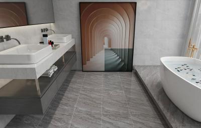 China 400x400mm Gray Ceramic Rustic Tile Matt Glazed Indoor Floor Wall for sale