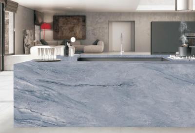 China Morandi Gray Sintered Stone Slab 1600x3200mm Non-Slip Floor Tile for sale