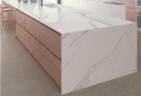China Cloud White Sintered Stone Slab 12mm Matte Kitchen Countertop for sale