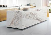 China Wear-Resistant White Gold Sintered Stone Slab 1600x3200x12mm for sale