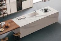 China AAA White Sintered Stone Slab 1600x3200mm Matte Surface for sale