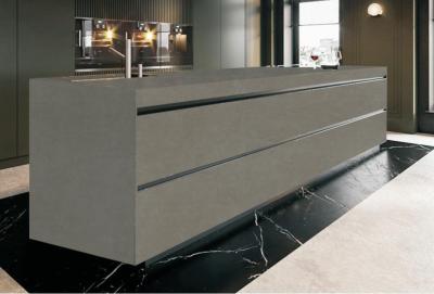 China Cloudy Gray Sintered Stone Slab 1600x3200x12mm Non-Slip for sale