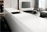 China Pure White Sintered Stone Slab 800x2600x12mm Indoor Floor Wall Tiles for sale