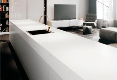 China Pure White Sintered Stone Slab 800x2600x12mm Indoor Floor Wall Tiles for sale
