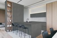 China Gray Sintered Stone Slab 800x2600x12mm Kitchen Countertop for sale