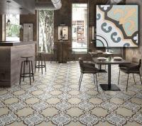 China Green Clay Ceramic Rustic Tile 250x250mm Indoor Floor for sale
