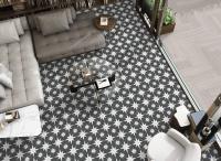 China Gray White Ceramic Rustic Tile 250x250mm for Indoor Floor for sale