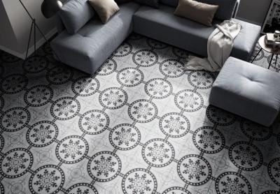 China Light Grey Ceramic Rustic Tile 250x250mm for Indoor Floor for sale