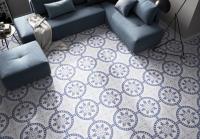 China Light Blue Ceramic Rustic Tile 250x250mm for Indoor Floor for sale
