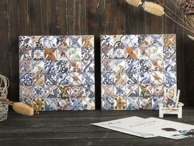 China 300x300mm Colorful Ceramic Rustic Tile for Bathroom Floor and Wall for sale