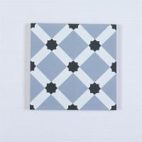China Blue Ceramic Rustic Tile 20x20cm Clay Indoor Floor for sale