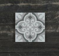 China Gray 20x20cm Ceramic Rustic Tile for Indoor Floor for sale