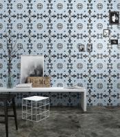 China Blue 20x20cm Ceramic Rustic Tile for Indoor Floor for sale