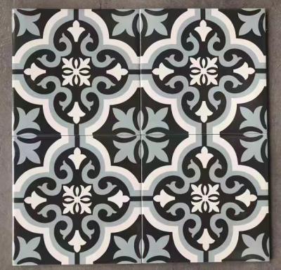 China Gray 20x20cm Ceramic Rustic Tile for Indoor Walls and Floors for sale