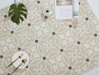 China Beige Ceramic Rustic Tile 20x20cm Indoor Floor Wall for sale