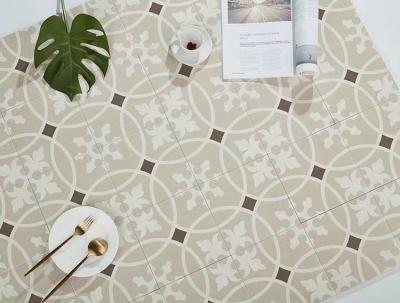 China Beige Ceramic Rustic Tile 20x20cm Indoor Floor Wall for sale