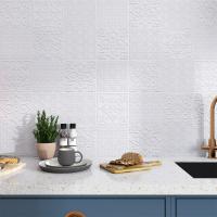 China White Ceramic Rustic Tile 20x20cm Indoor Floor Wall Tiles for sale