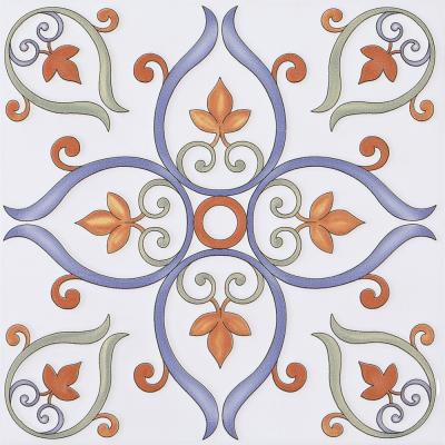 China White Blue Ceramic Rustic Tile 20x20cm AAA Grade Floor Wall for sale