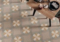 China Brown Acid-Resistant Ceramic Rustic Tile 20x20cm Indoor Floor for sale
